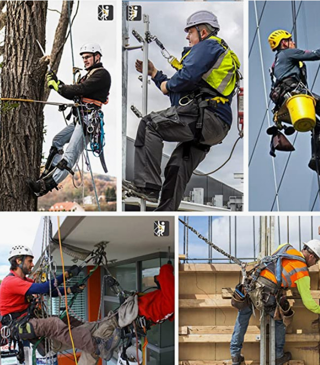 Dorsal D Ring Full Body Harness Safety With 6 Point Adjustment Dorsal D ...