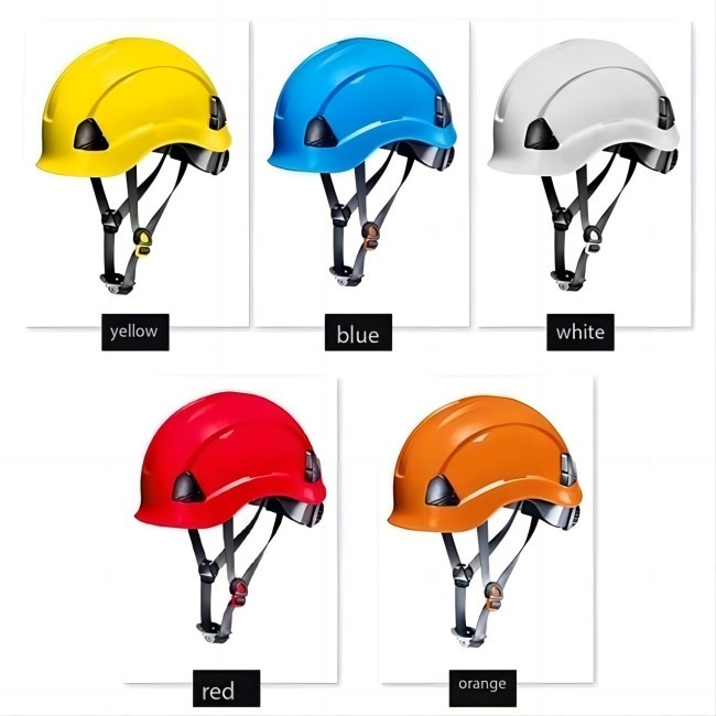 AISI 6 Point Anti Collision Head Safety Helmet Adjustable Hard Hat 52 ...