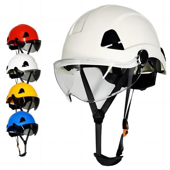AISI 6 Point Anti Collision Head Safety Helmet Adjustable Hard Hat 52 ...