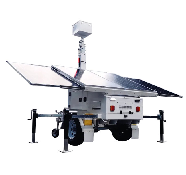 Powerful LED Solar Tower Light Zero Noise Solar Powered Portable Light ...
